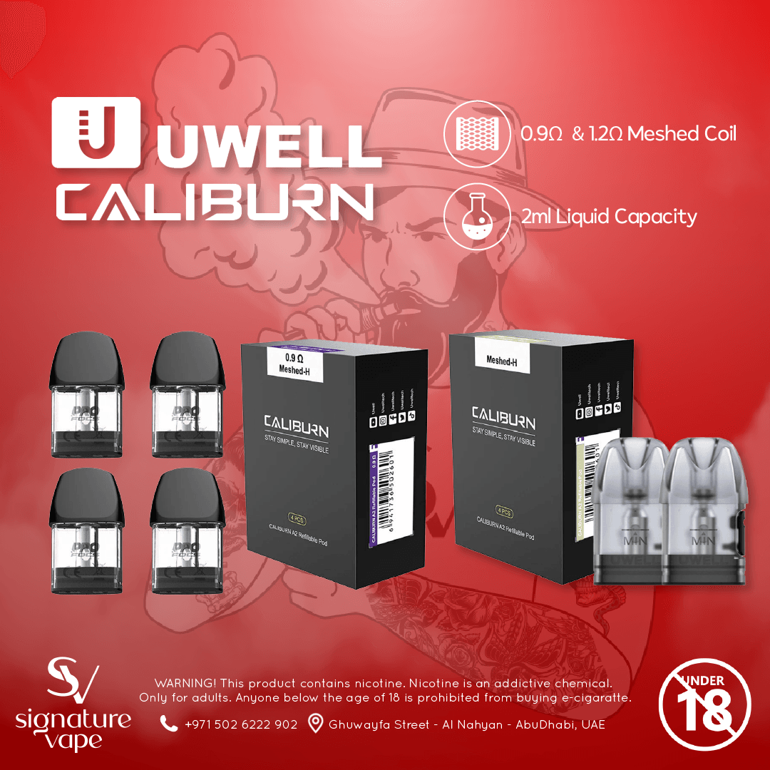 Caliburn A2 Refillable Pod Meshed-H – signature vape