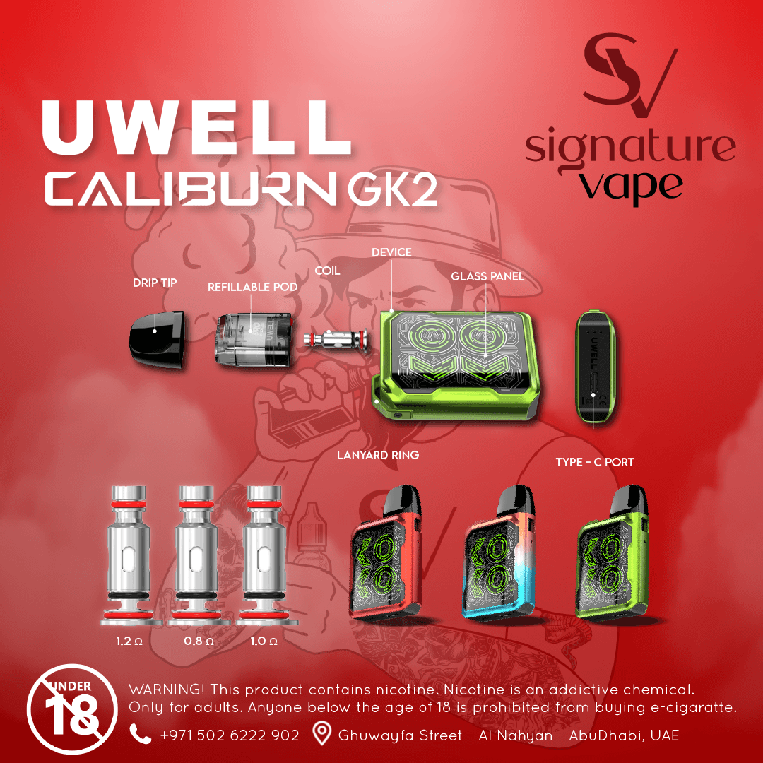 UWELL Caliburn GK2 Pod System – signature vape